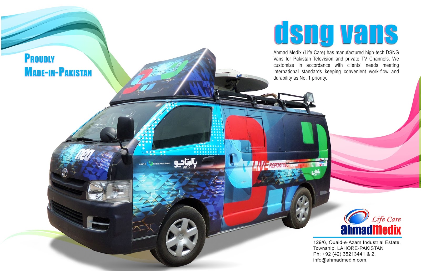DSNG MEDIA VANS
