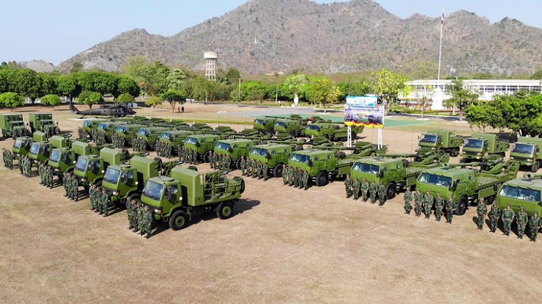 Thailand Gunakan Senjata Artileri ATMOS dan SPEAR buatan Israel (2019 ...