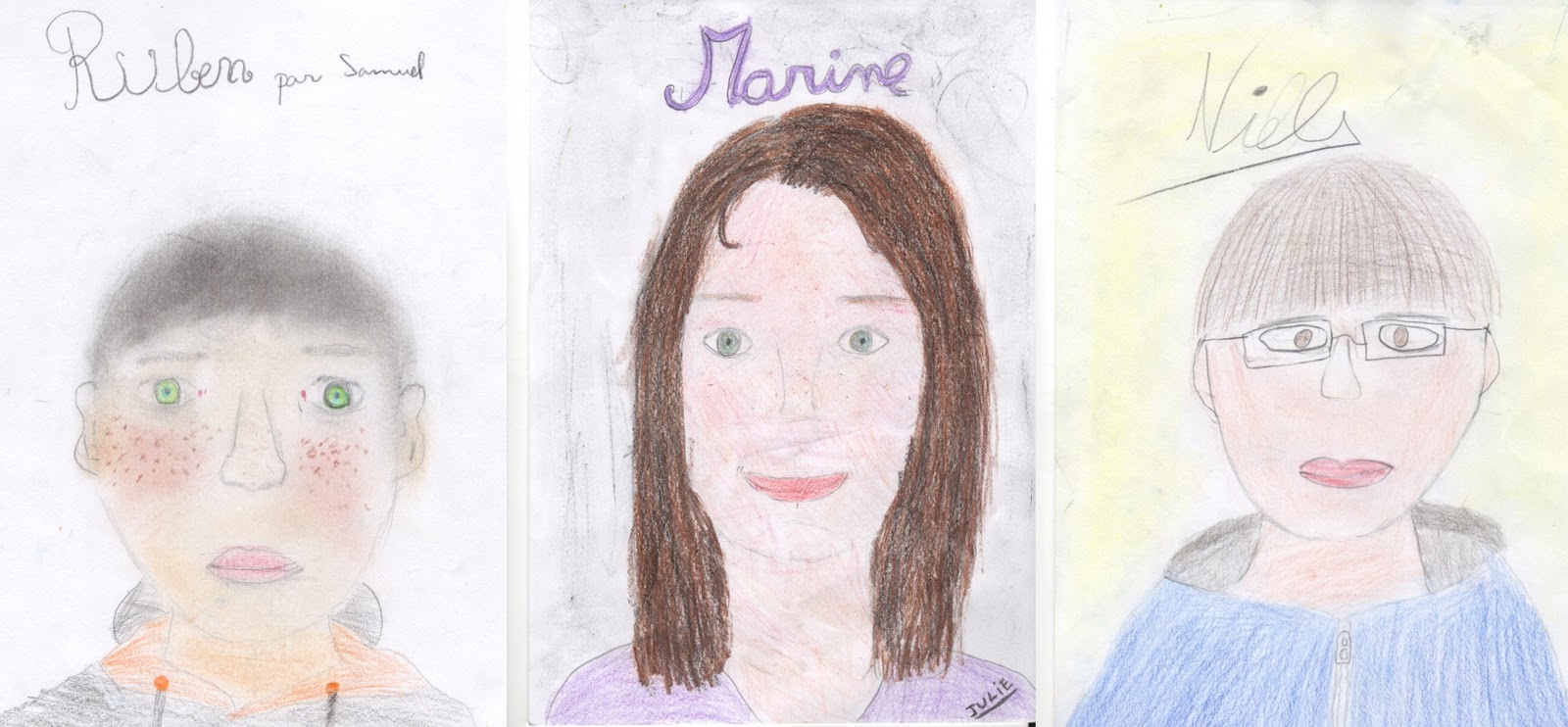 Bienvenue chez les CM2 de l'école ND !: 14. Tu veux mon portrait ...