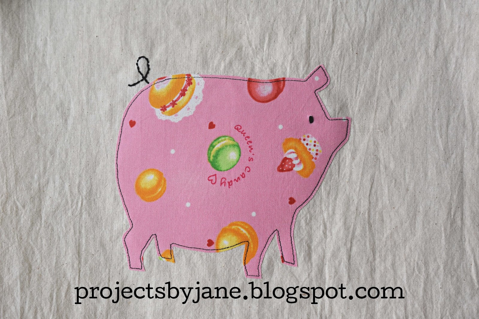 Pig Applique Template | Projects by Jane