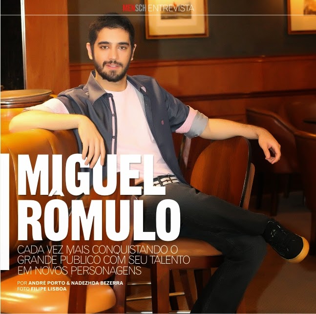 CAPA: Miguel Rômulo cada vez mais conquistando o grande público com seu ...