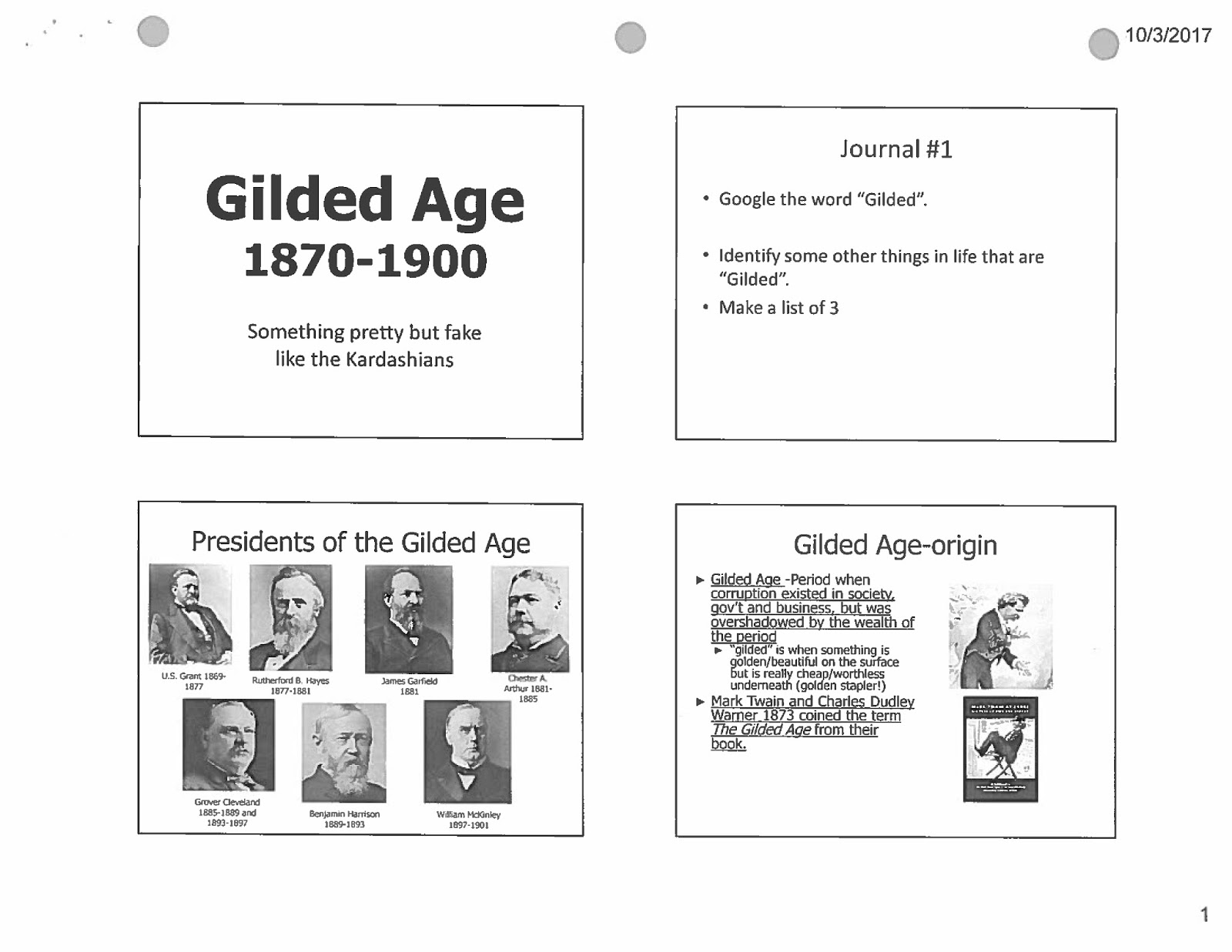 Mr. E's U.S. History and Black History Page: US History 2018 - Unit 3 ...