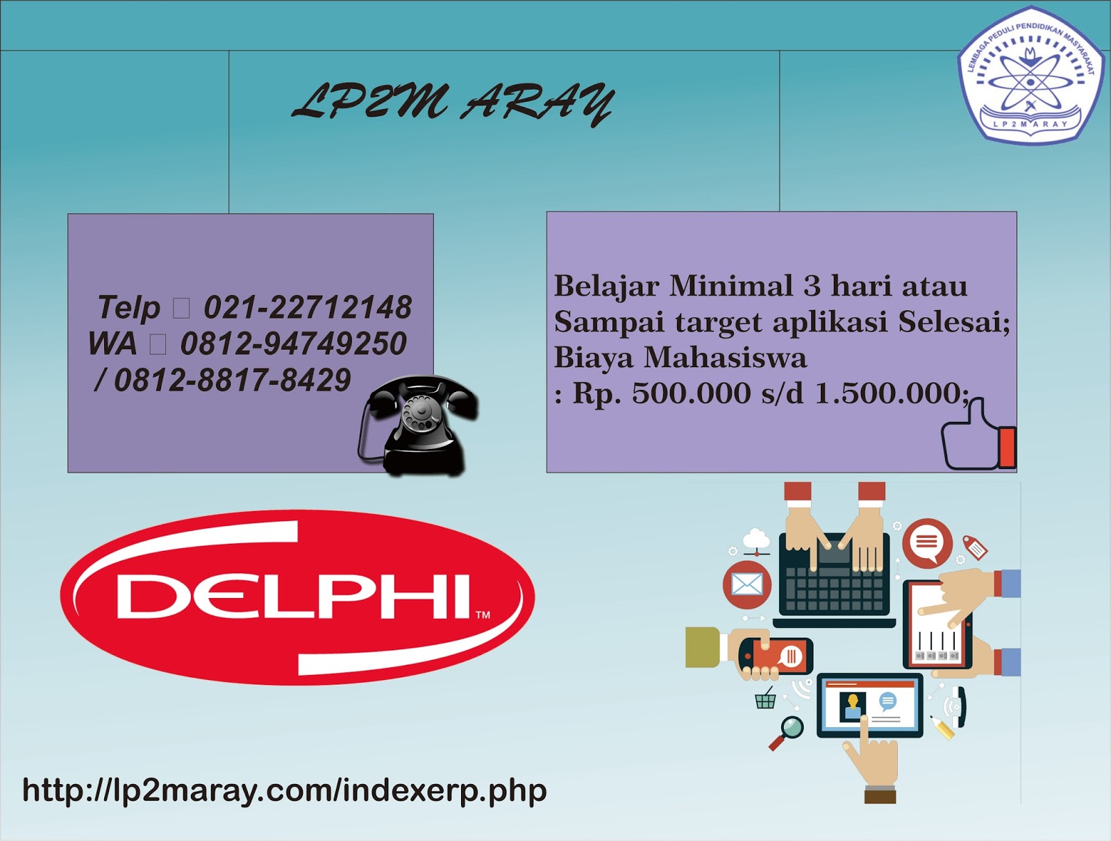 kursus LP2M ARAY: Kursus Delphi di LP2M ARAY