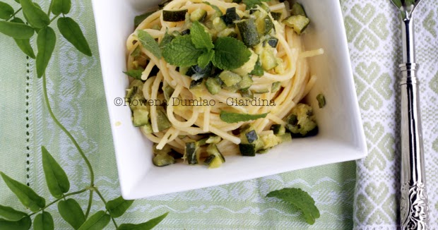 Pasta With Zucchini & Mint (Pasta Con Zucchine & Menta)