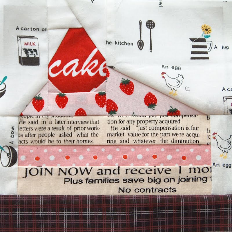 Pink Penguin: Pieced Cakes and Grocery Sacks
