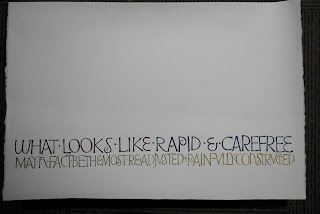 Pen and Ink Calligraphy: David Jones at Ditchling