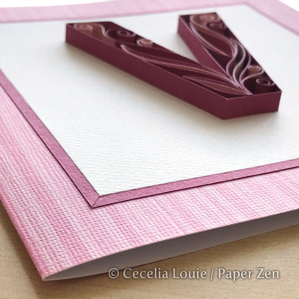 Welcome to Paper Zen ~ Cecelia Louie: Quilling Letter V – How to Make ...