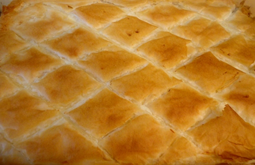 libyan food: Baklava with Sweet Cheese Filling - Bakalawa bil Jibna ...