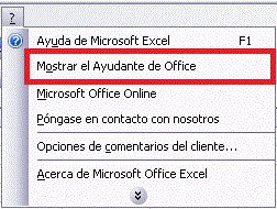 MICROSOFT EXCEL : Ayuda en Excel