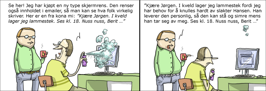 rom 304B-blogg: Basert på tegneseriestripe