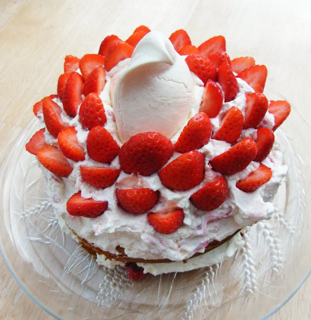 Eton Mess Cake for Clandestine Cake Club | Tinned Tomatoes