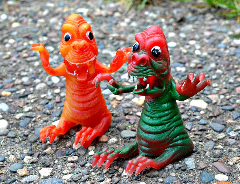 Little Weirdos: Mini figures and other monster toys: Gigantor monster ...