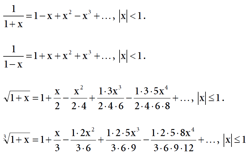 Binomial Series Expansion