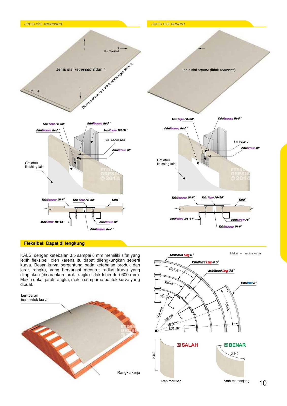 Brosur dan spesifikasi Kalsifloor 20