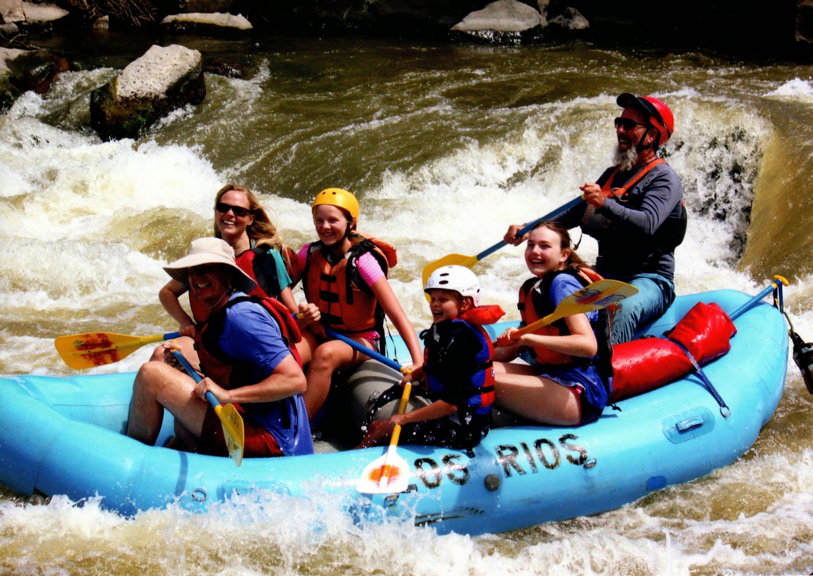 Adventures of the Girls and their Little Brother: Professional Rafting ...