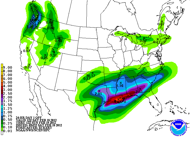 The Original Weather Blog: Update on Southern Severe Weather Threat ...