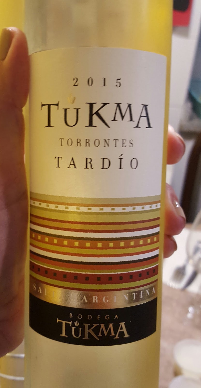 Libritos y Vinitos: Tukma Torrontes Tardío 2015 de Bodega Tukma