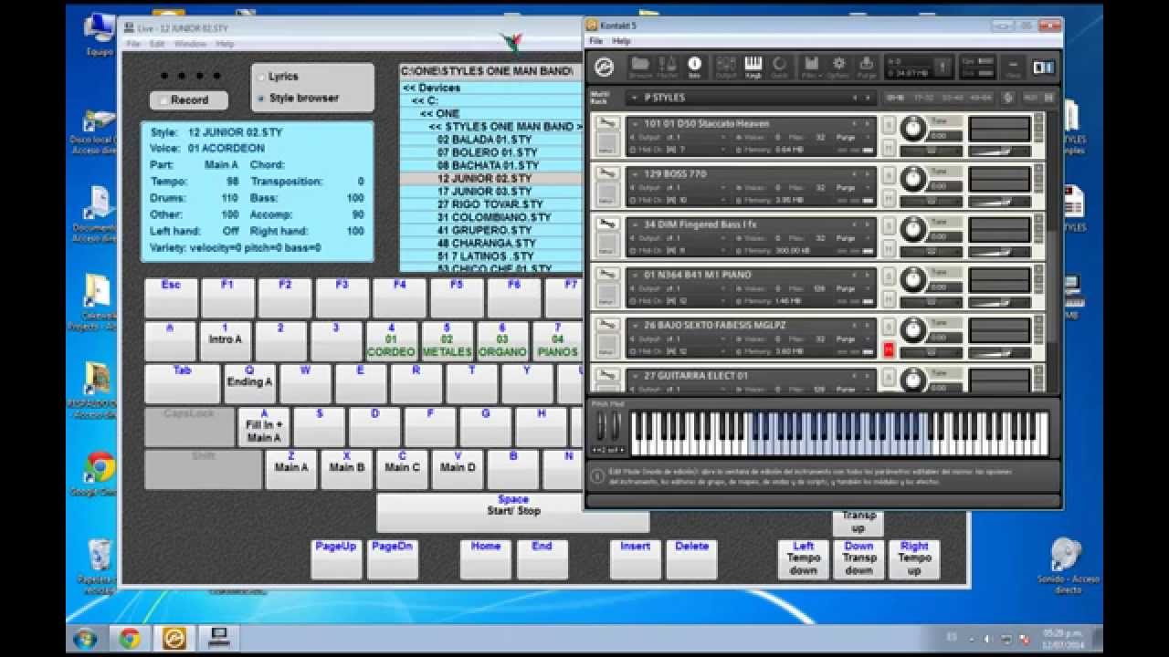 ONE MAN BAND 11 - Usando controlador midi como Arranjador | Midis e Samples