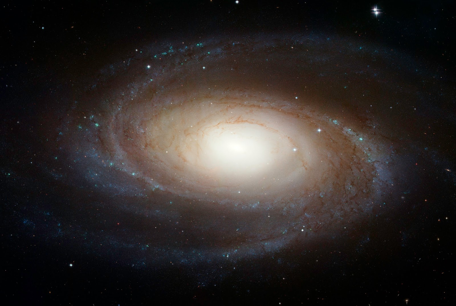 Hubble photographs grand spiral galaxy Messier 81 | Earth Blog