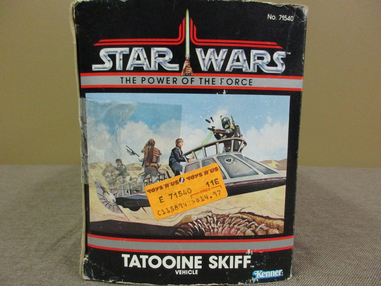 Vintage Kenner Star Wars Toys: Tatooine Skiff Vehicle