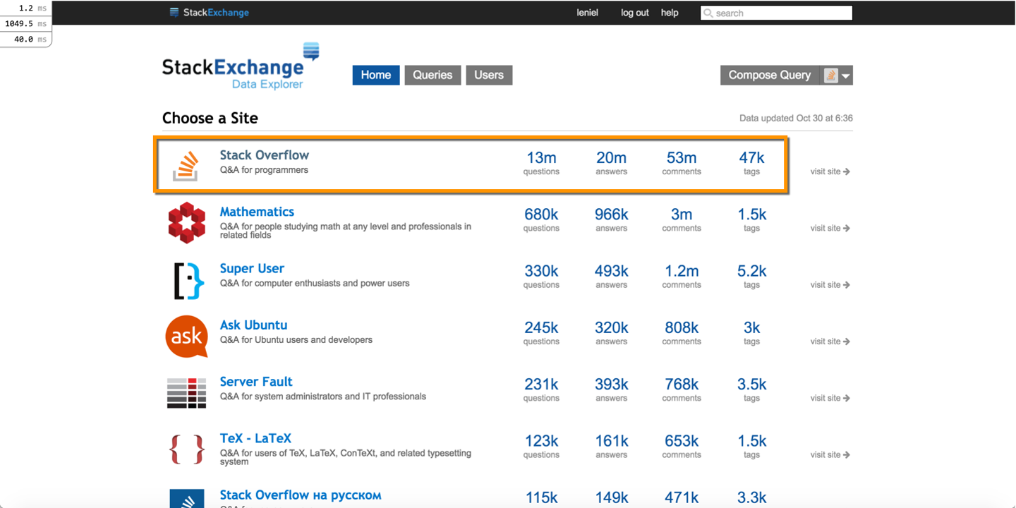 Leniel Maccaferri's blog: Processing Stack Overflow data dump with Apache Spark