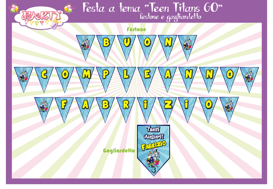 Party Mania design: Compleanni