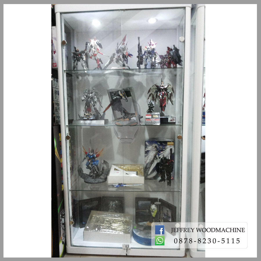 lemari botol: lemari rak pajang kaca untuk koleksi bir wine anggur ...