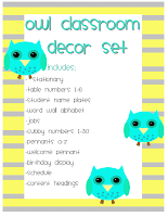 The Go To Teacher: Owls, Owls and Owls!