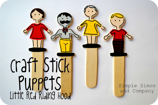 Craft Stick Puppets-Perfect for Something On a Stick Day - Simple Simon ...