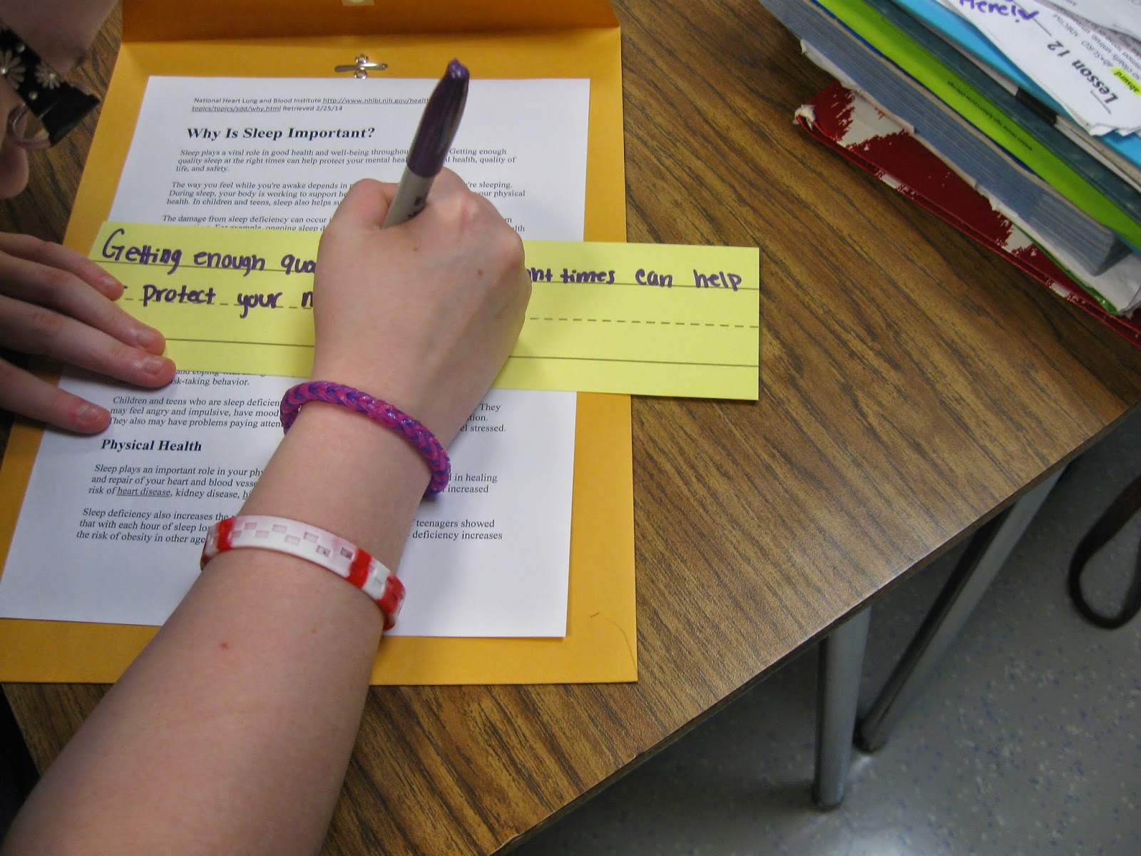 Writing in the Middle : Evidence in Writing Pt 2