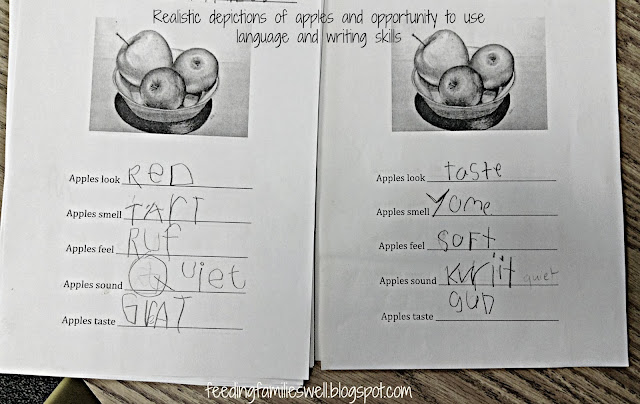 feeding families well: Classroom Food Lesson-Apples