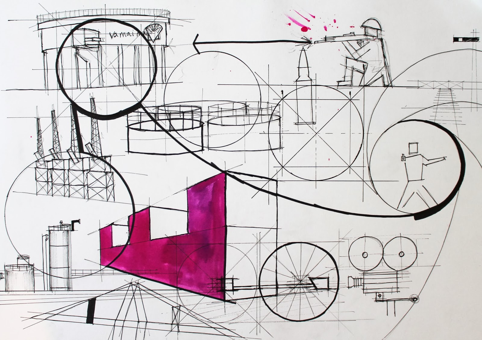 Struan Brown: Beckton Gas Works