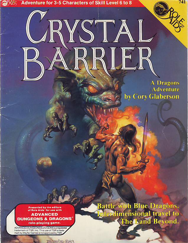 Quag Keep: Role Aids: Crystal Barrier