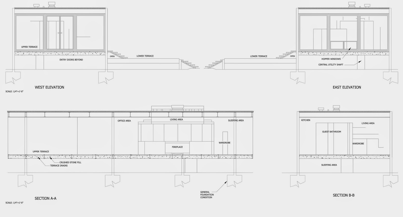 youny's life: Rhino 5] 2014/08/20/Wed 2_Farnsworth House_Mies can de Rohe