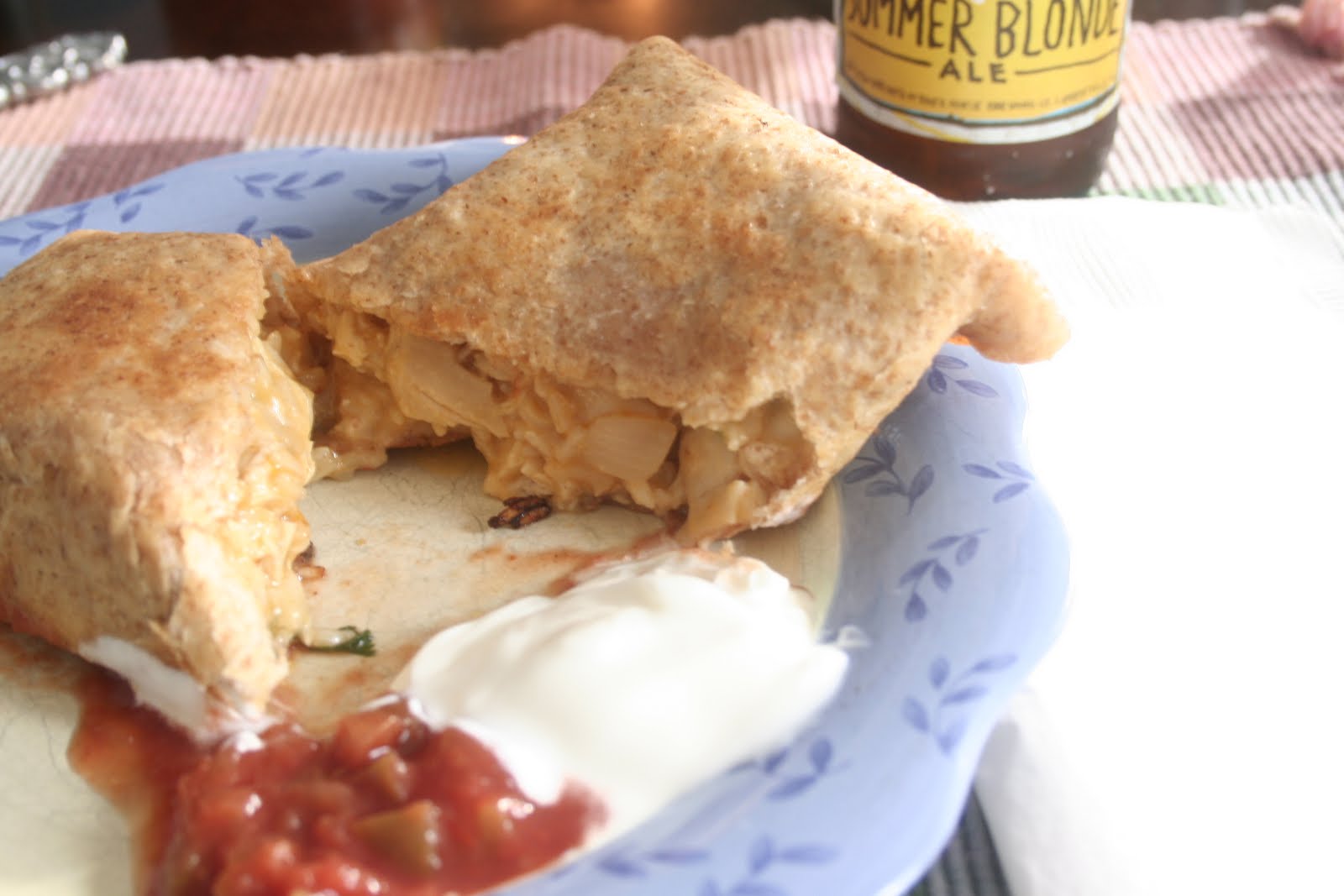 Tales from the Mad Men Kitchen: Chicken Chimichangas