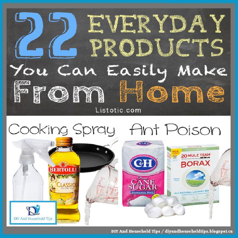 DIY And Household Tips: 22 Everyday Products You Can Easily Make From Home