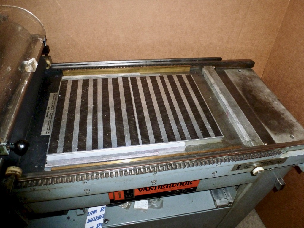 Letterpress et al: Vandercook SP-15 Proof Press