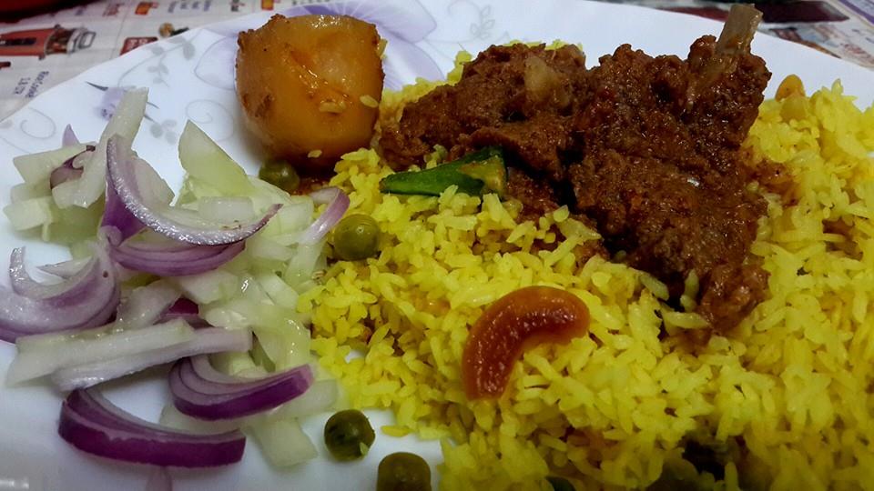 Flavorsome Flavors: Basanti Pulao - a traditional Bengali Sweet Pulao