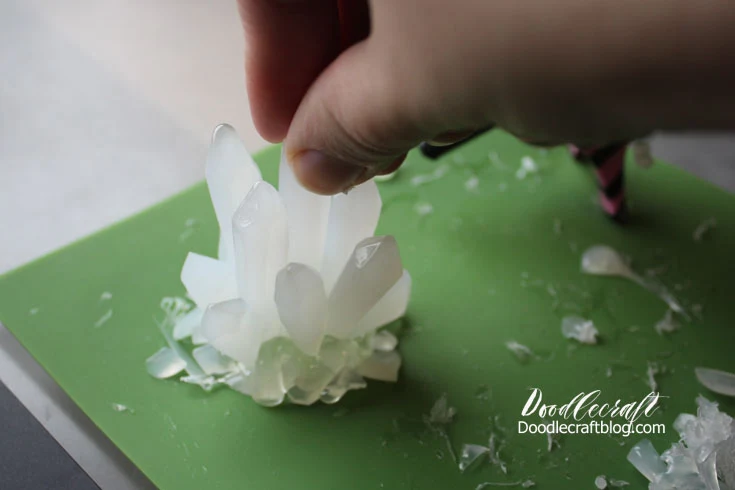 Crystal Cluster Light DIY