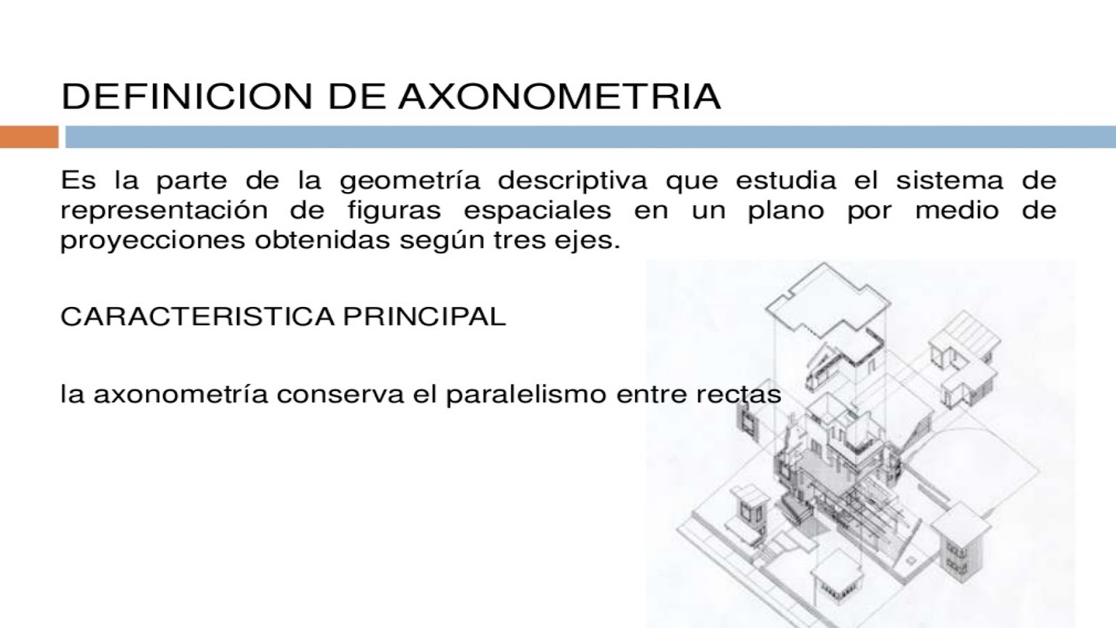 Prof. Villalobos Robert: AXONOMETRIA