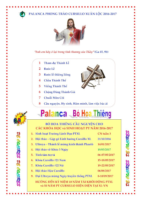 Cursillo Xuan Loc: Palanca-Palanca