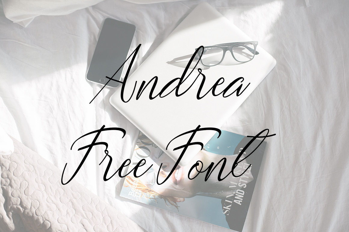 DLOLLEYS HELP: Andrea Free Font