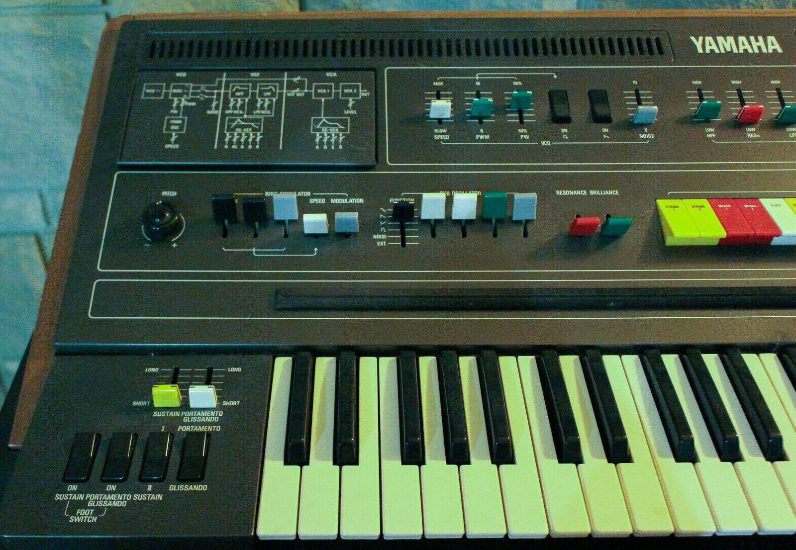 MATRIXSYNTH: Yamaha CS-60 61-Key with Aftertouch Synthesizer SN 1934