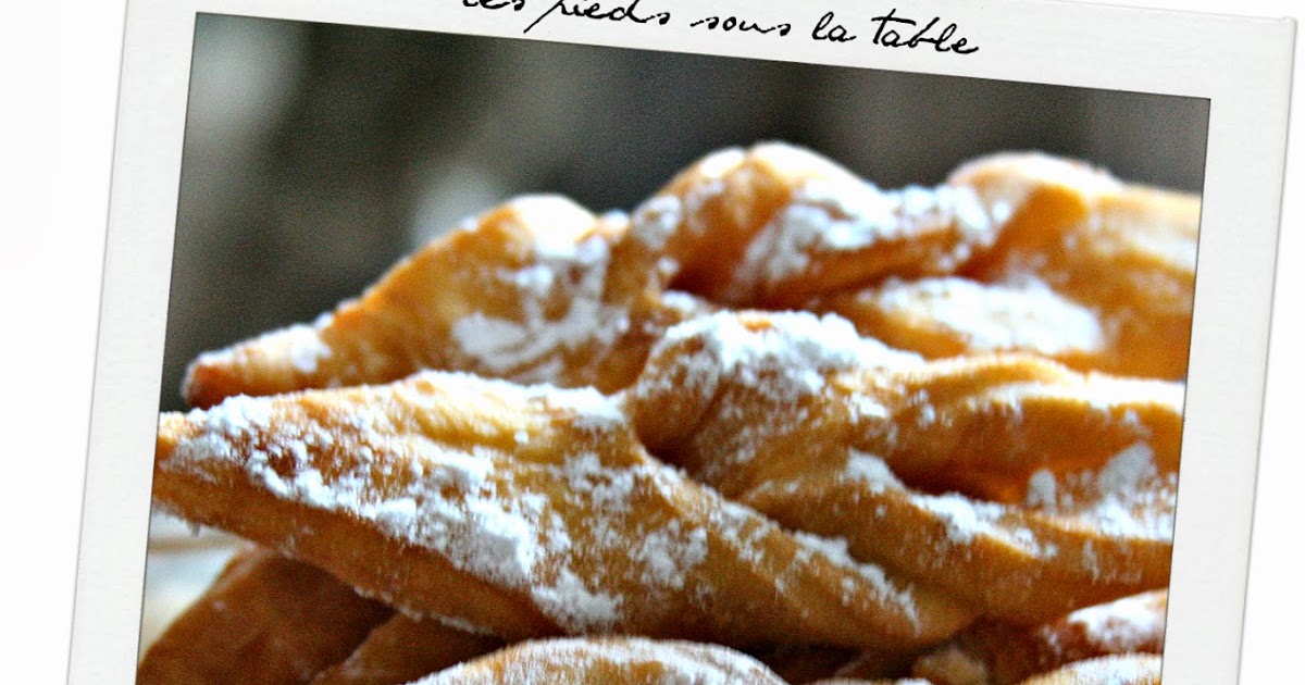 Les Merveilles de Mardi gras | les pieds sous la table