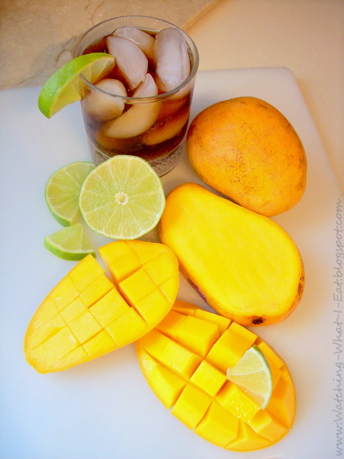 Watching What I Eat: Grilled Cuban Chicken Tenders & Mango Salsa