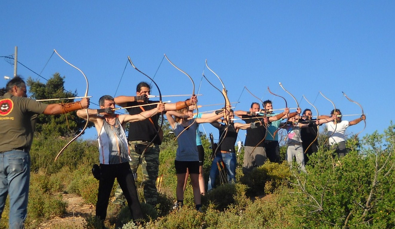 ΚΟΡΥΒΑΝΤΕΣ: Greek Traditional Archery Training in Penteli Mountain ...