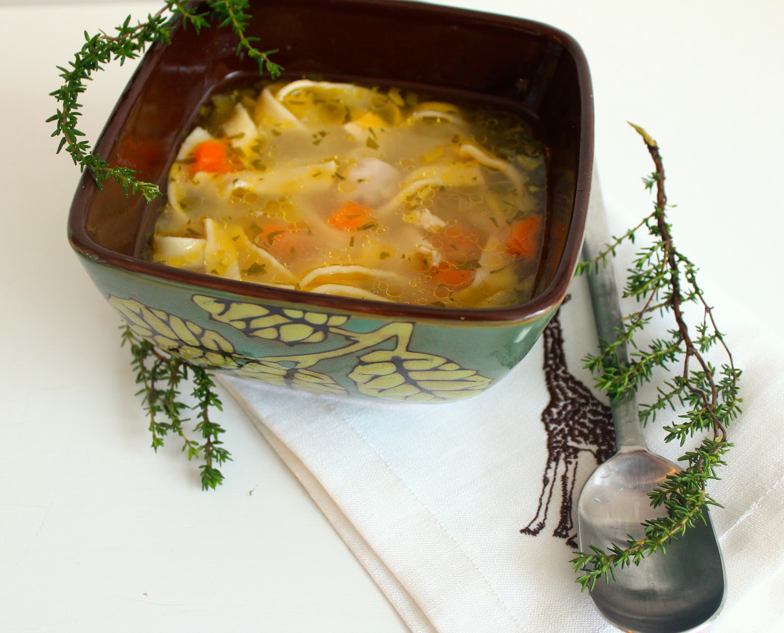 Burcu Yeğenoğlu: ERİŞTELİ TAVUK ÇORBASI (CHICKEN NOODLE SOUP)