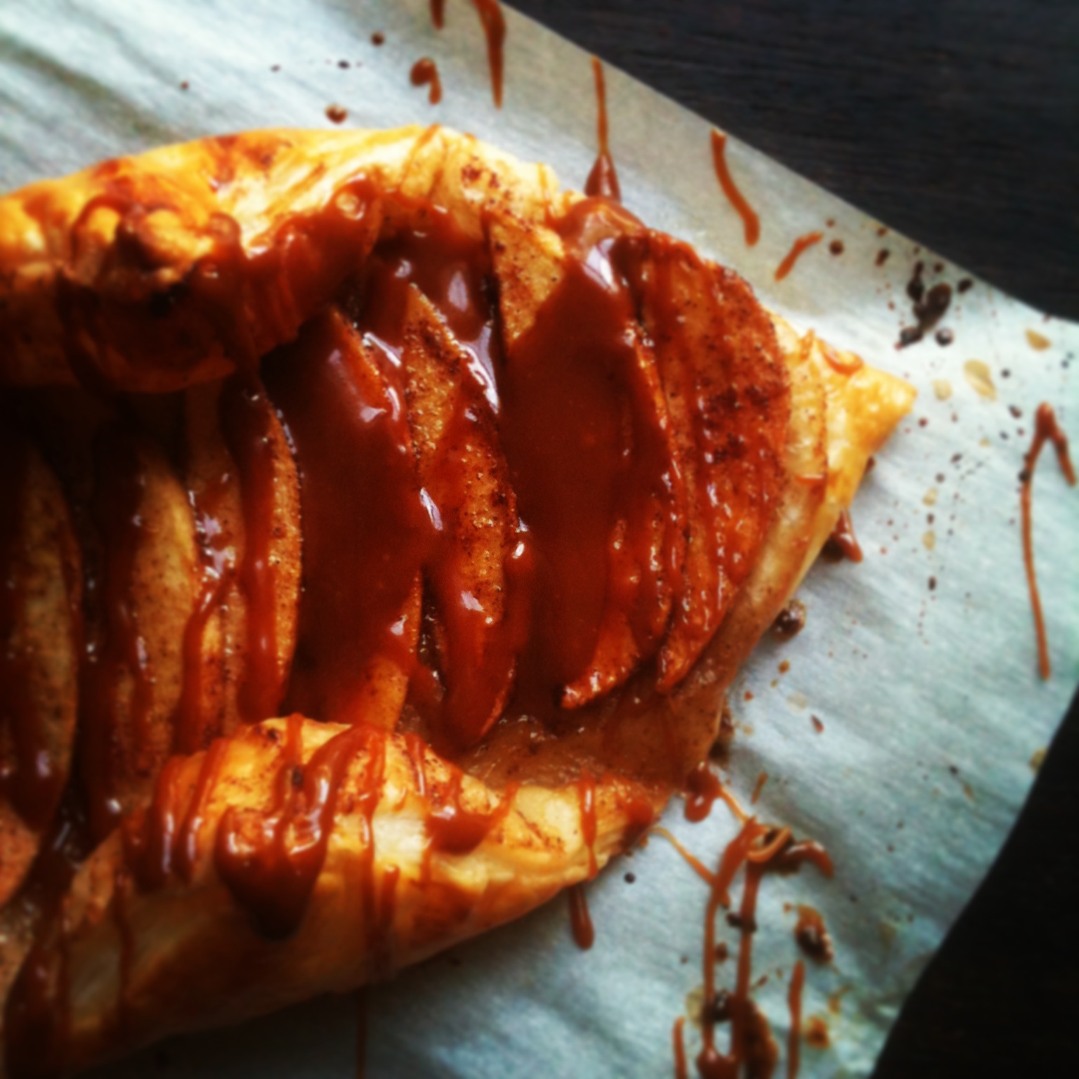 Butter & Chocolate -: - Caramel Apple Pastries