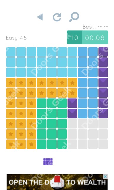 Blocks & Shapes [Easy] Level 46 Solution ~ Doors Geek