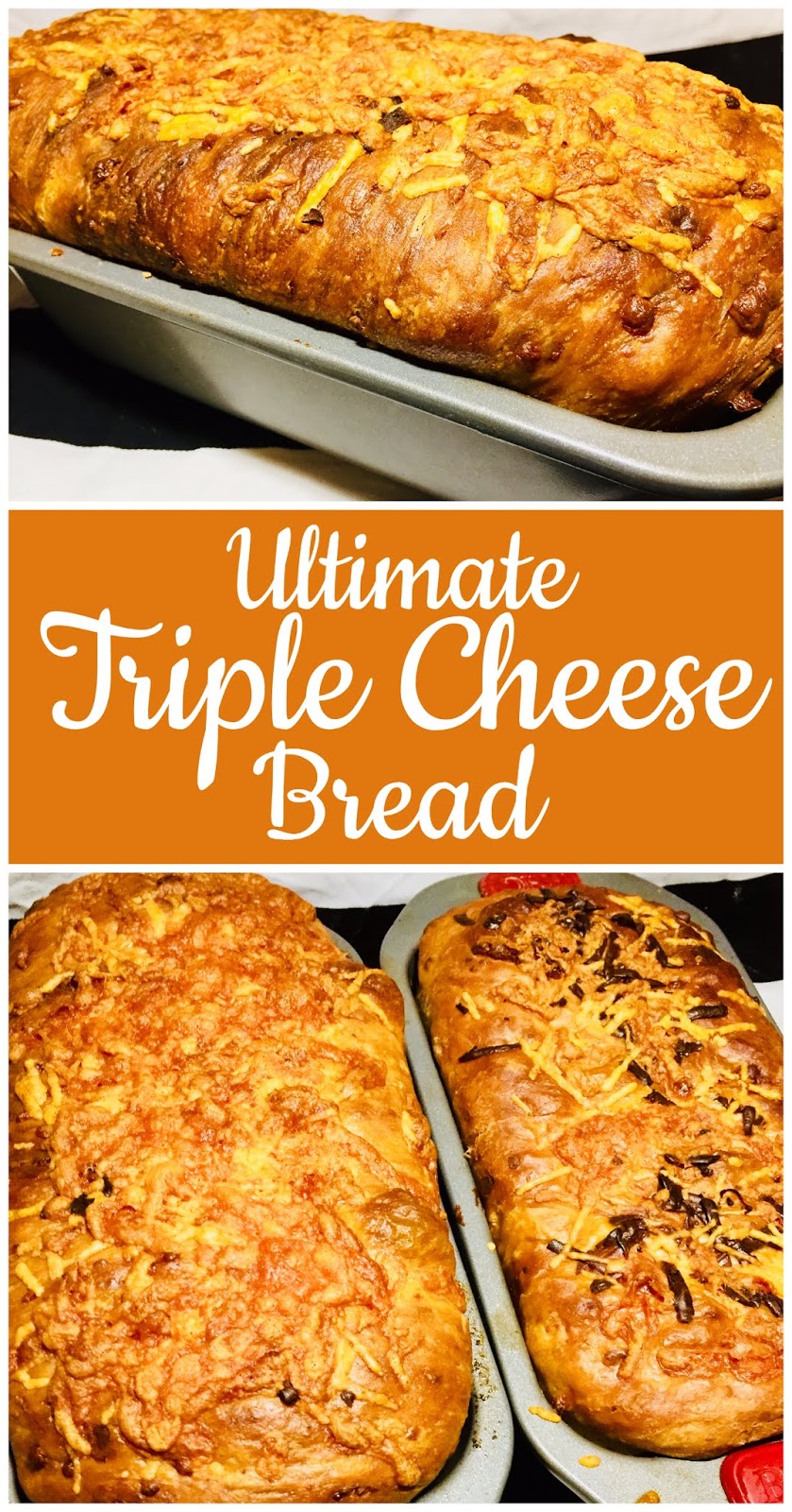 Ultimate Triple Cheese Bread